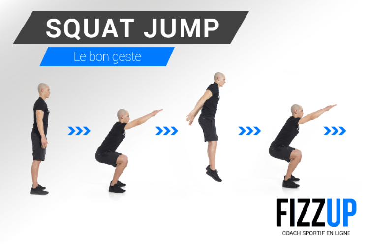 Le squat jump : un exercice de fitness explosif | FizzUp